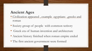 Jm in the world ancient, middle, and modern | PPTX | Geology | Science