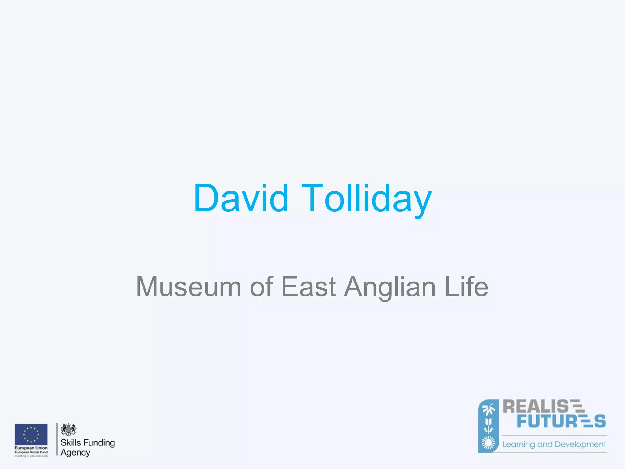 Supporting SMEs in rural areas - Jamie Mortimer (Realise Futures) | PPT