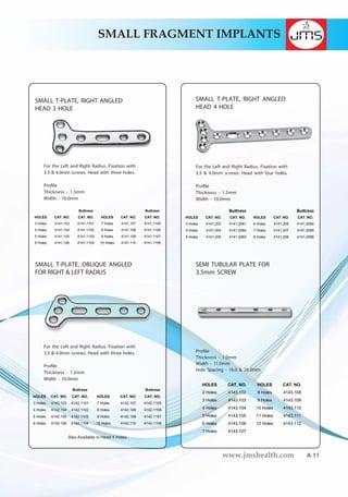 Orthopedic Implant Catalog | PDF