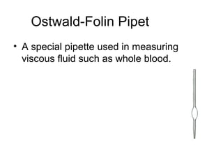 Ostwald Folin Pipette Drawing