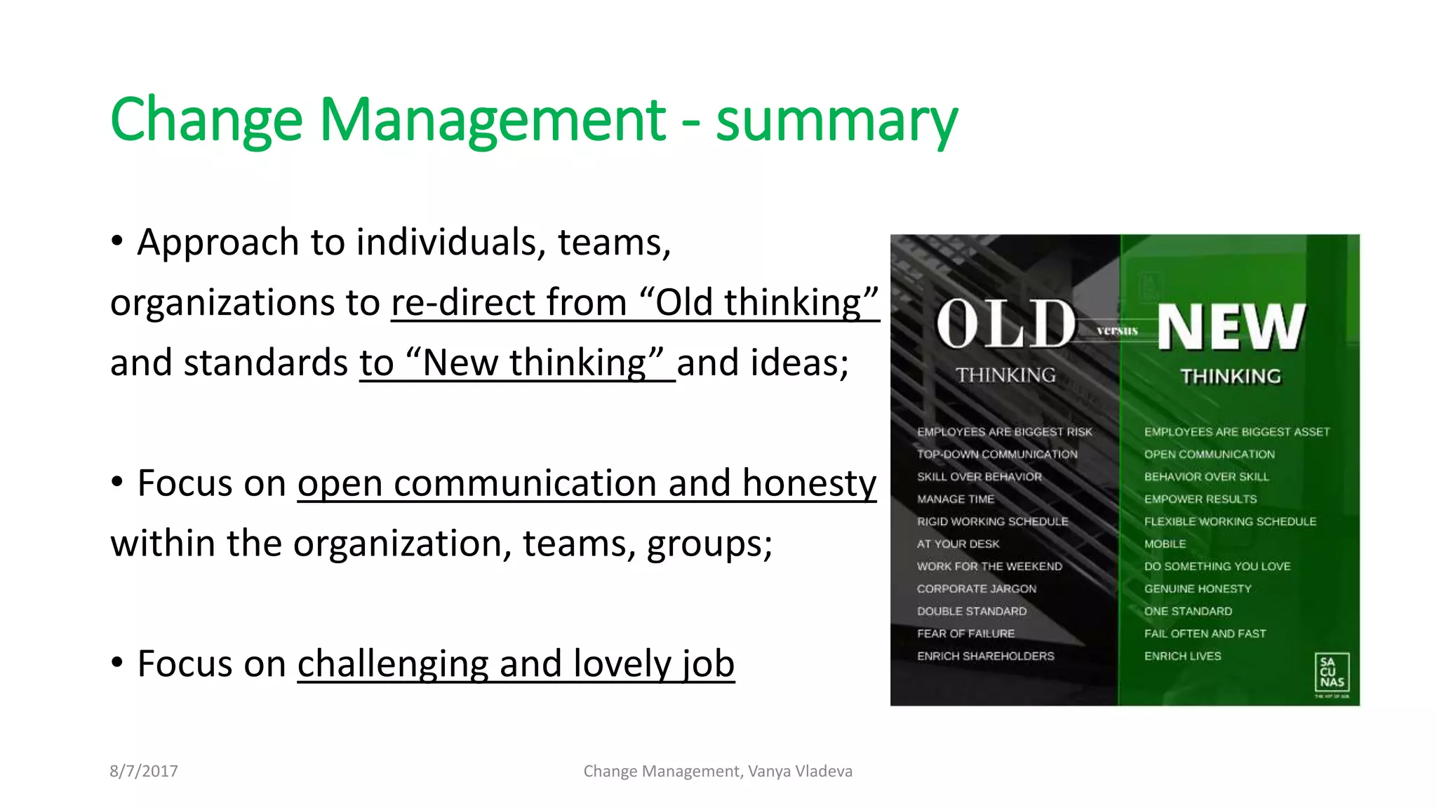 Change management | PPTX