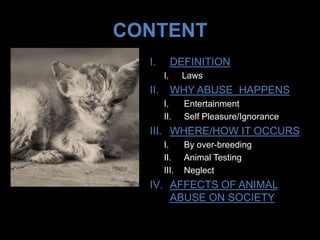 Jma presentation animal abuse cruelty powerpoint chavez | PPT