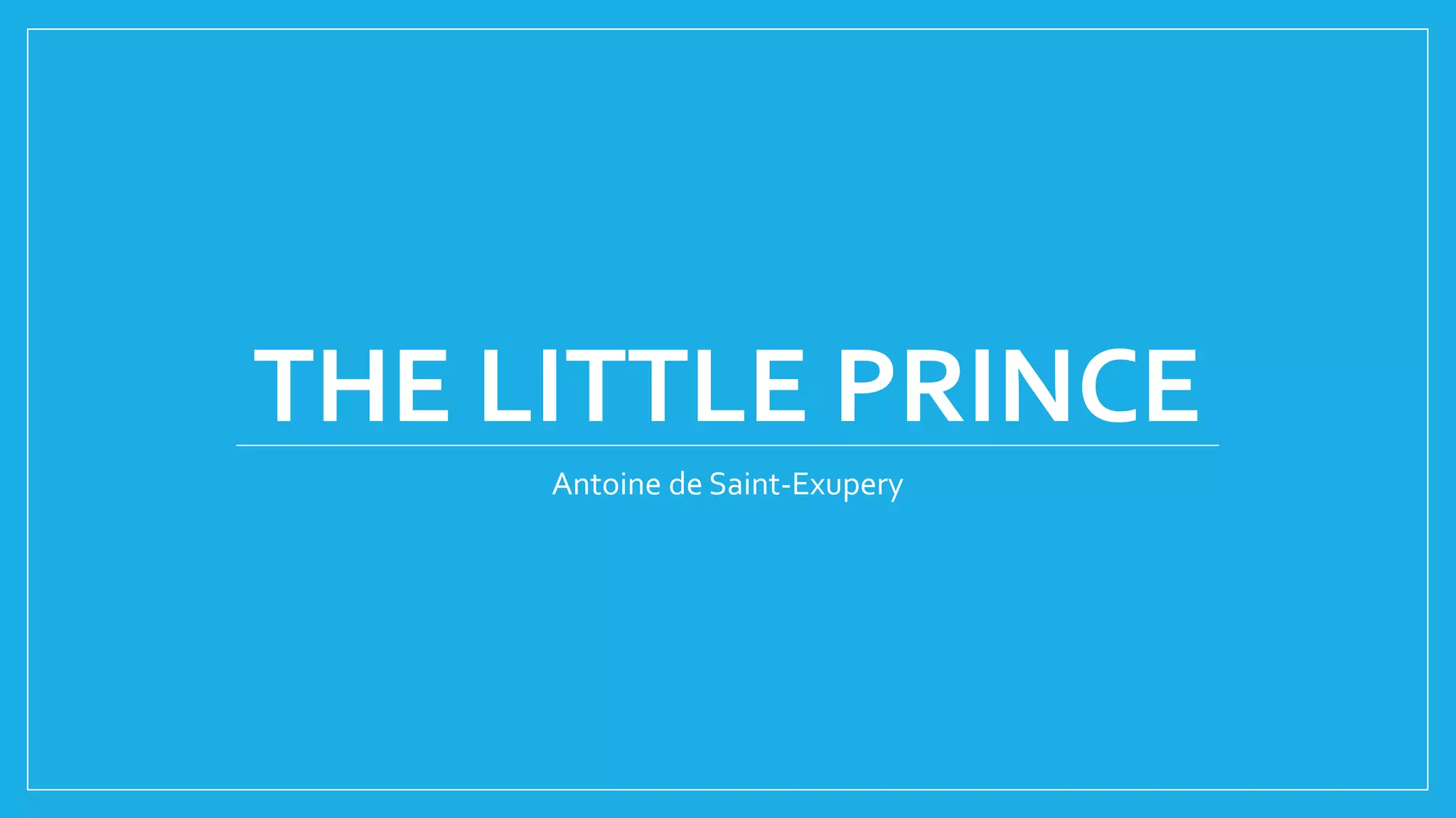 The Little Prince | PPT