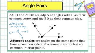 Grade 7 Q4-Angle Pairs (2) lesson power point | PDF