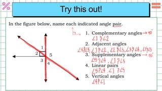 Grade 7 Q4-Angle Pairs (2) lesson power point | PDF