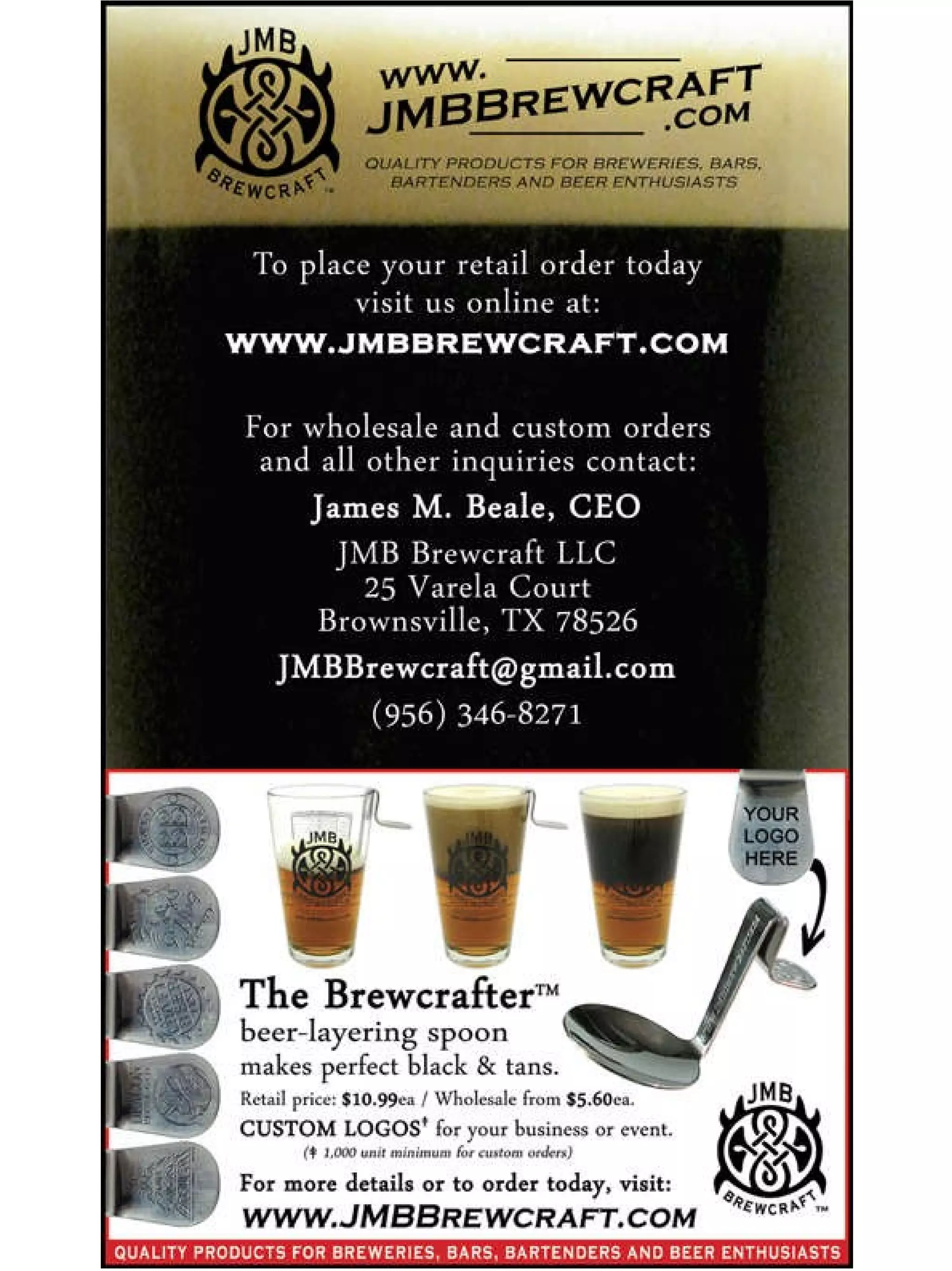 JMB Brewcraft Product Catalog 2011 | PPT