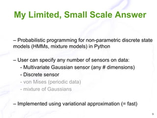 Implementation of Variational Inference for Non-Parametric Hidden Markov Models | ODP | Physics ...