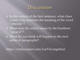 J McLaurin - Mini-Lesson Demo | PPT