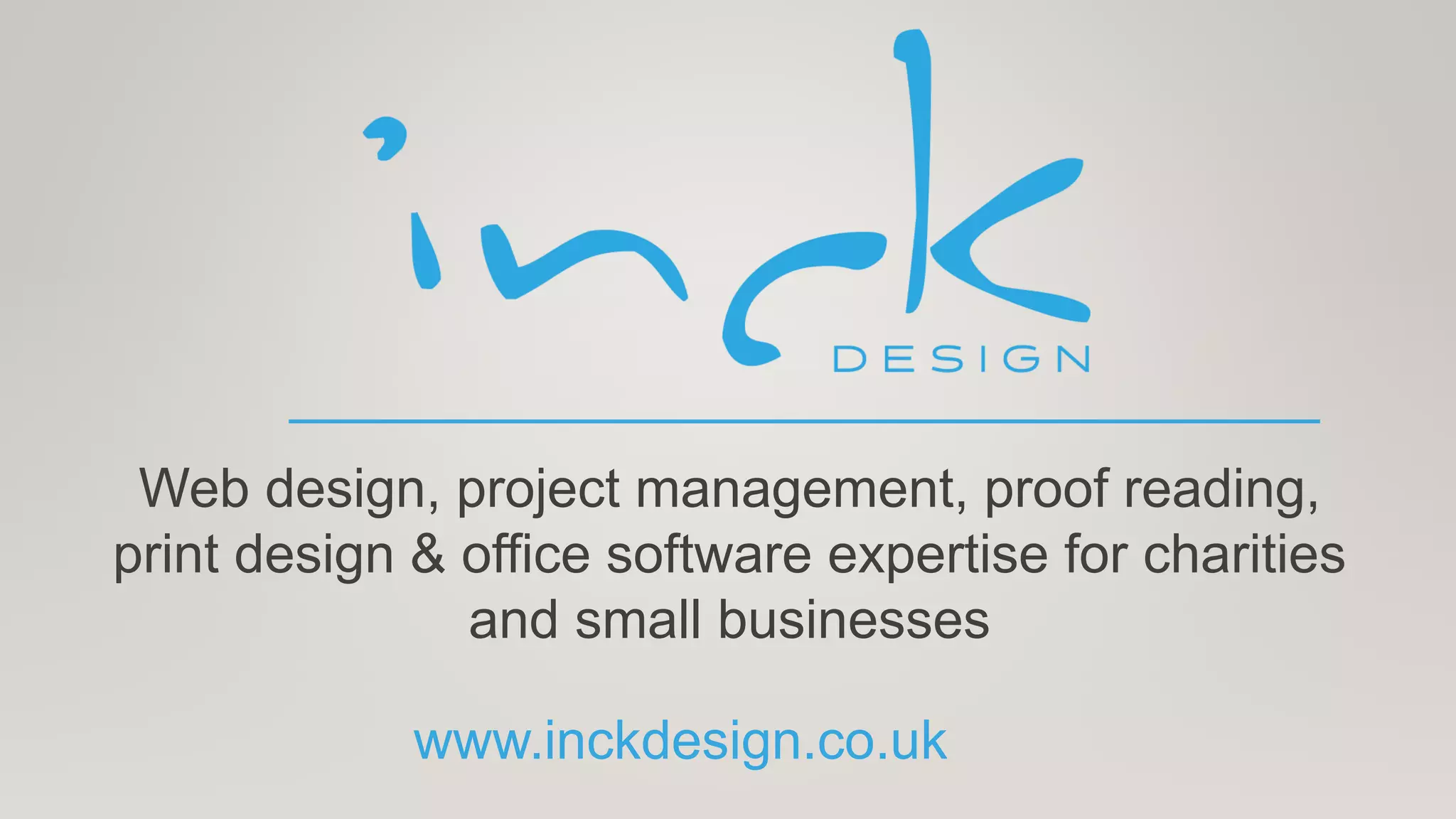 Inck Design Presentation | PPT