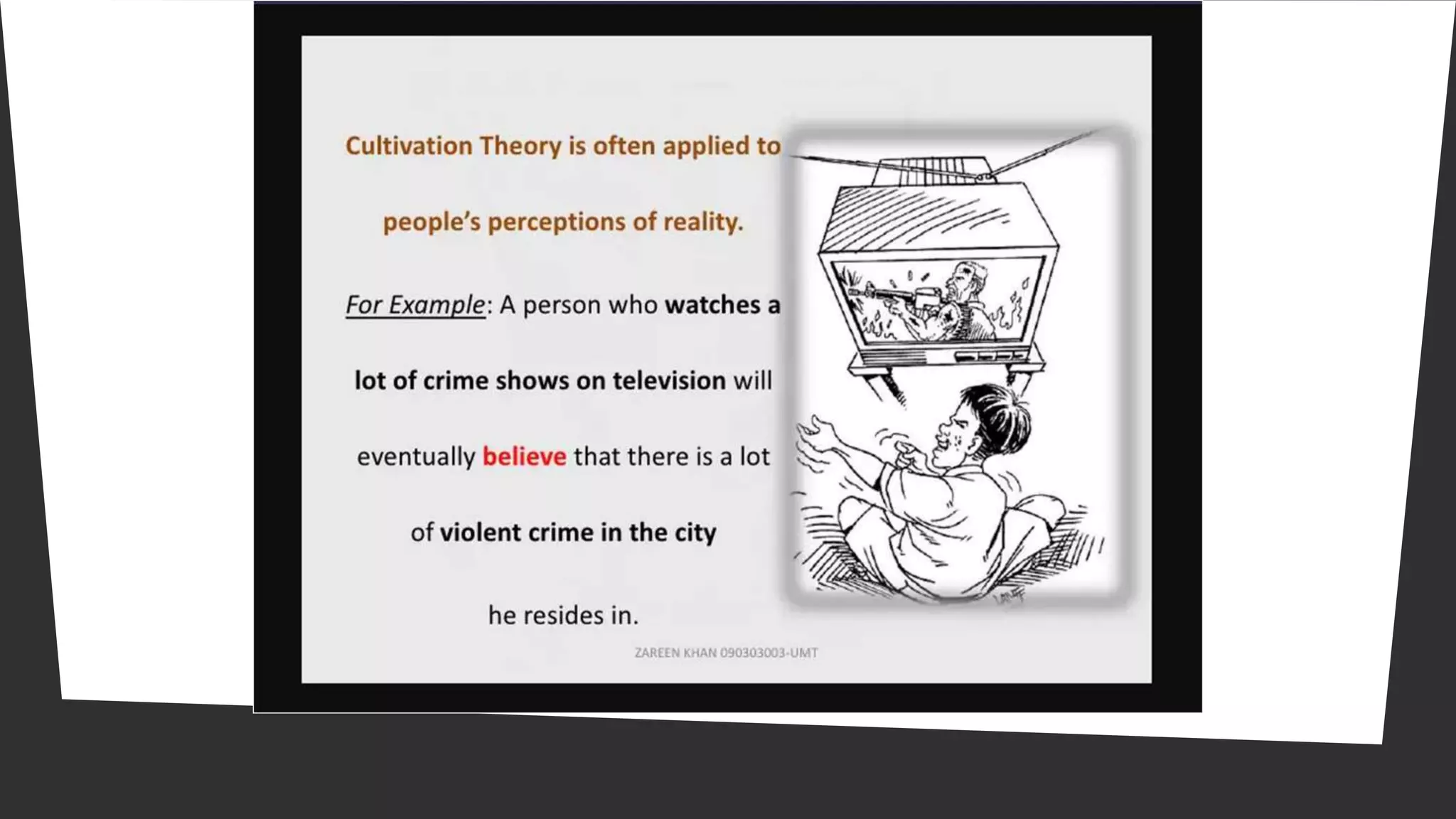CULTIVATION THEORY OF MASS AND COMMUNICATION | PPT