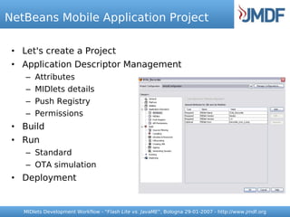 JavaME Development Workflow - JMDF 2007 | PDF