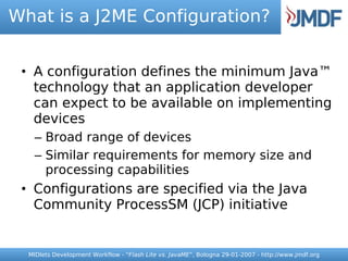 JavaME Development Workflow - JMDF 2007 | PDF