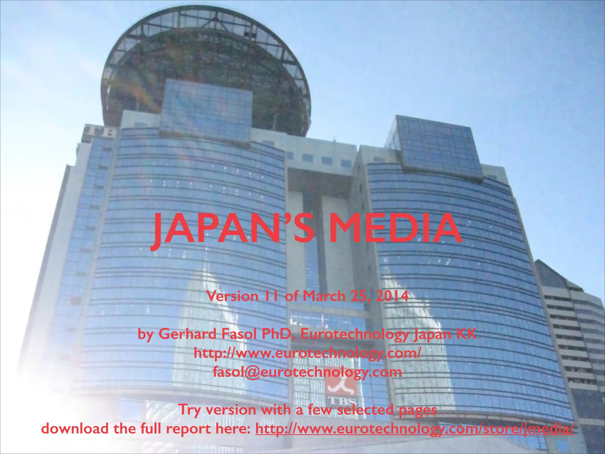 Japan's Media | PPT