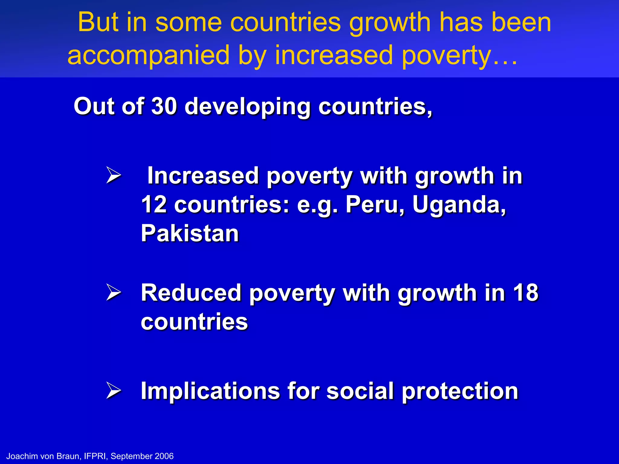 Emerging Issues in Developing Countries’ Food and Agriculture ...