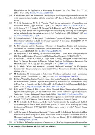Wastewater pretreatment methods for constructed wetland: Review | PDF