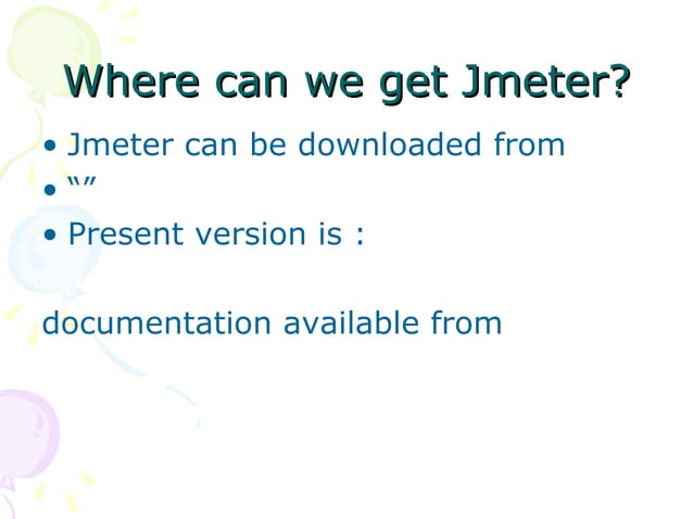 Jmeter | PPT