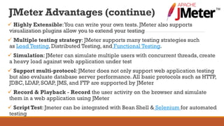 Performance Test Tools Introduction to JMeter | PDF