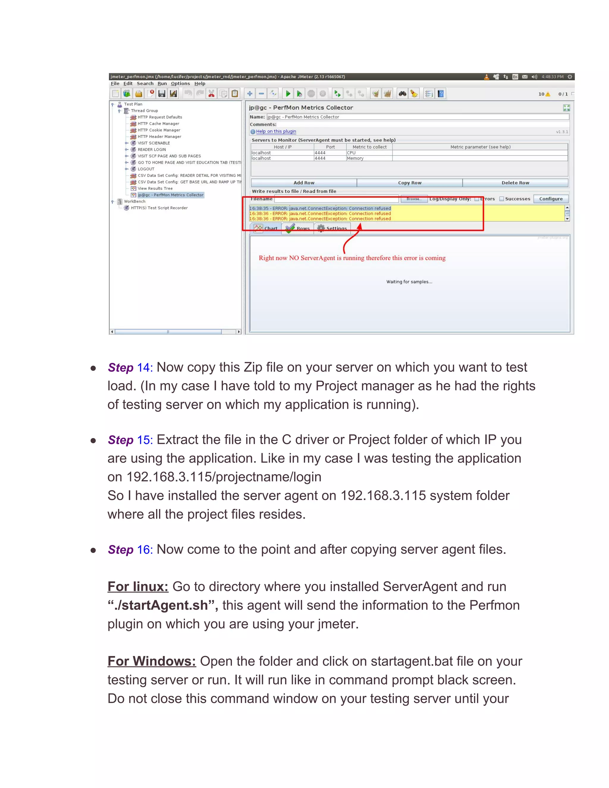 Jmeter Memory Profiling Server Side Monitoring Memory And Cpu
