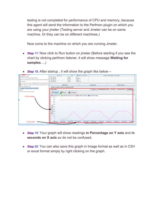 Jmeter Memory Profiling Server Side Monitoring Memory And Cpu Monitoring Pdf