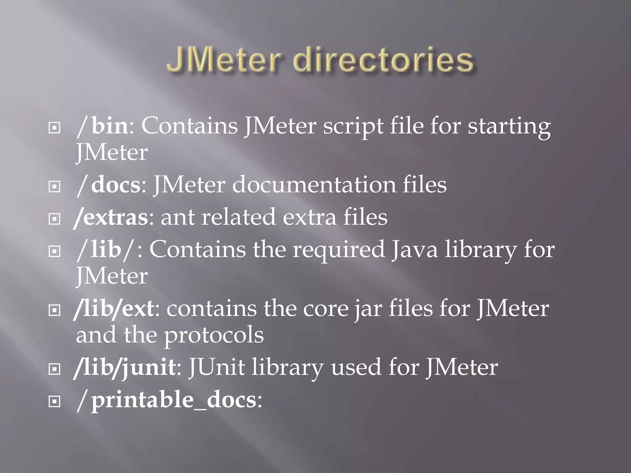 Jmeter introduction | PPT