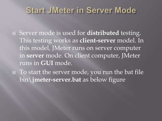 Jmeter introduction | PPTX