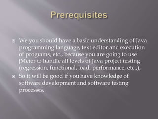 Jmeter introduction | PPTX