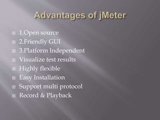 Jmeter introduction | PPT
