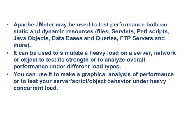 Jmeter Basics, to understanf the defination of Jmeter..pptx