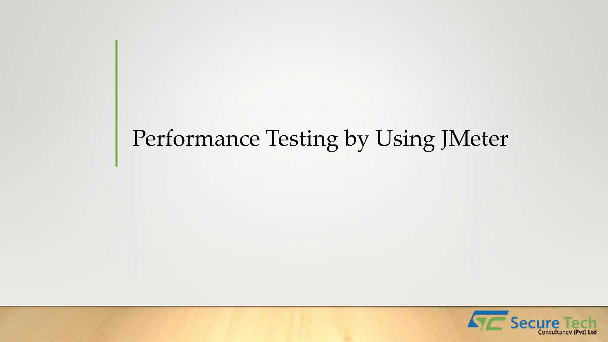 Jmeterperformance Testingpptx Computing Technology And Computing