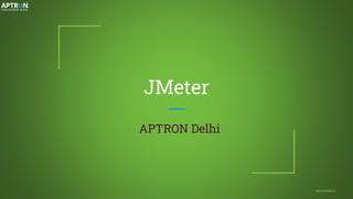JMeter Training in Delhi | PPT