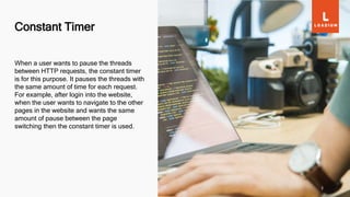 Jmeter Pre-Processors | PPT