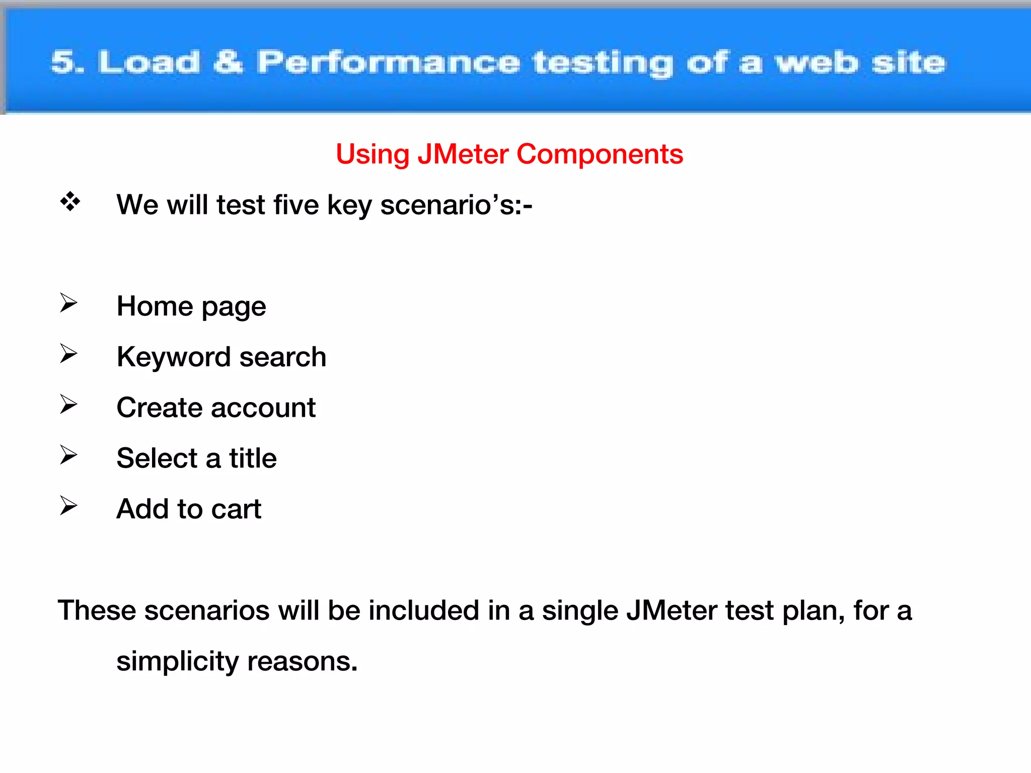 Performance testing with Jmeter | PPT