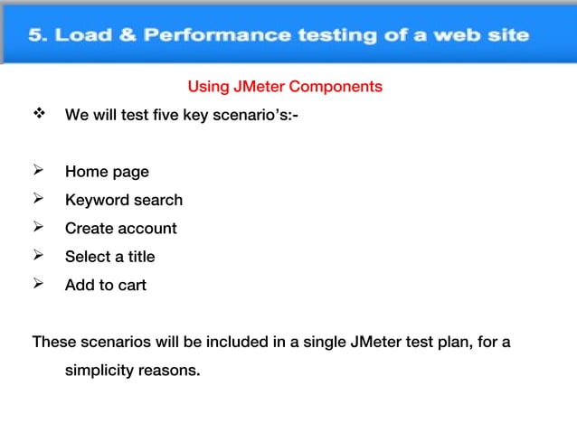 Performance testing with Jmeter | PPT