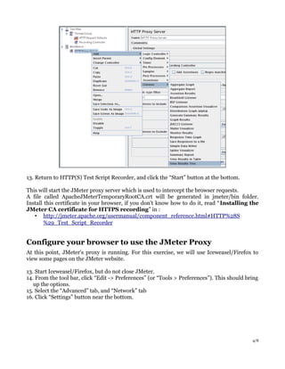 Jmeter proxy step_by_step | PDF | Web Development | Internet