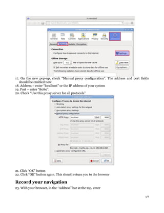 Jmeter proxy step_by_step | PDF | Web Development | Internet