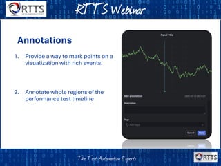 JMeter webinar - integration with InfluxDB and Grafana | PDF