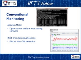 JMeter webinar - integration with InfluxDB and Grafana | PDF