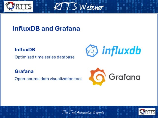 JMeter webinar - integration with InfluxDB and Grafana | PDF