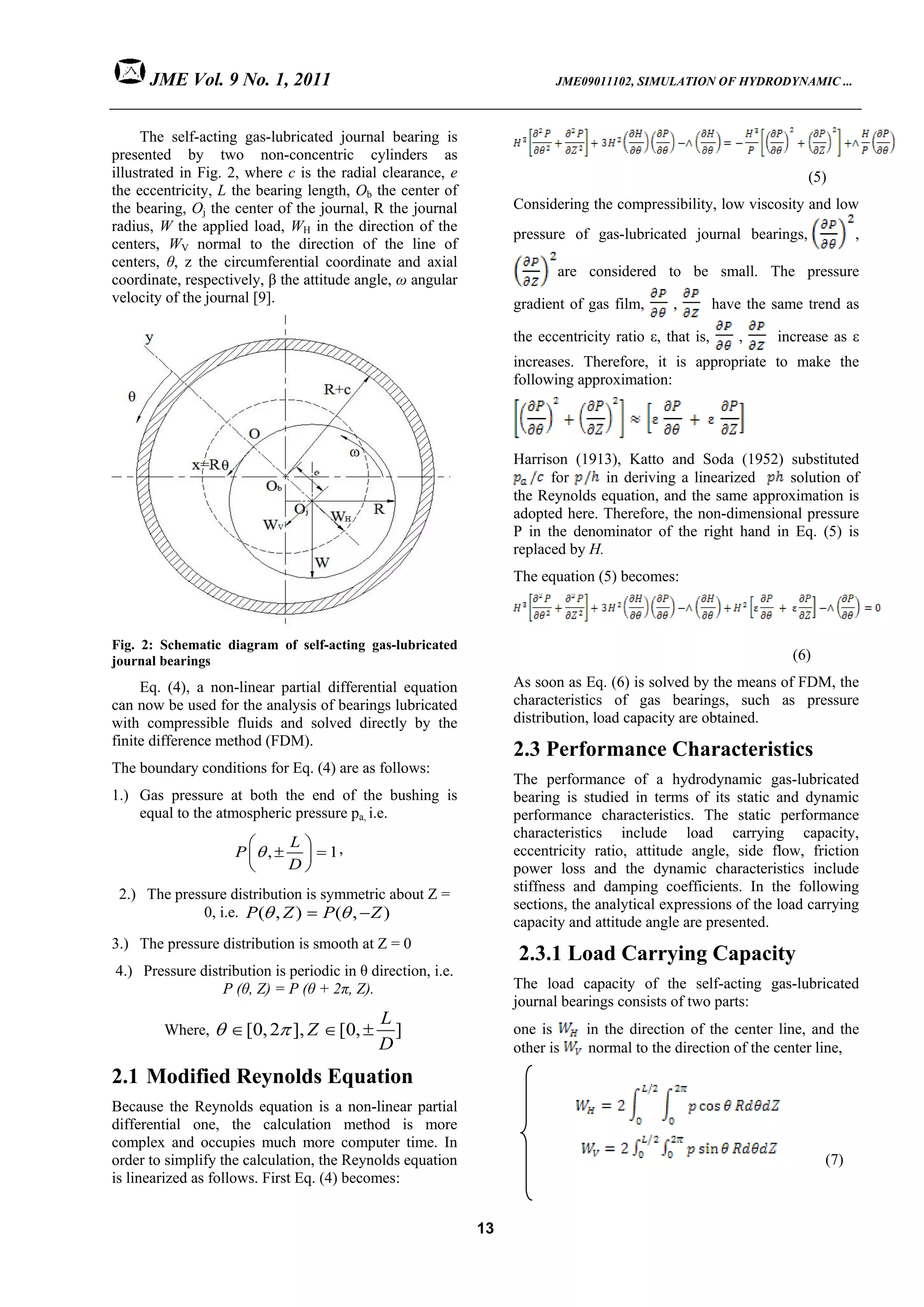 JOURNAL OF MECHANICAL ENGINEERING, VOL.9 NO.1 | PDF