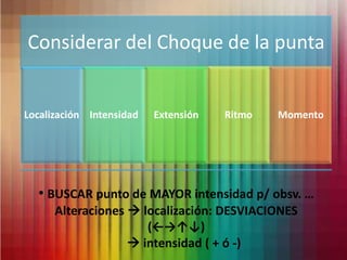 Exploracion fisica cardiaca | PPT