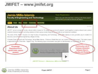 JMI FET Project Agenda | PPTX