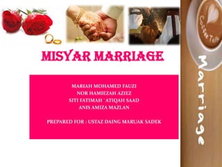 misyar marriage | PPTX
