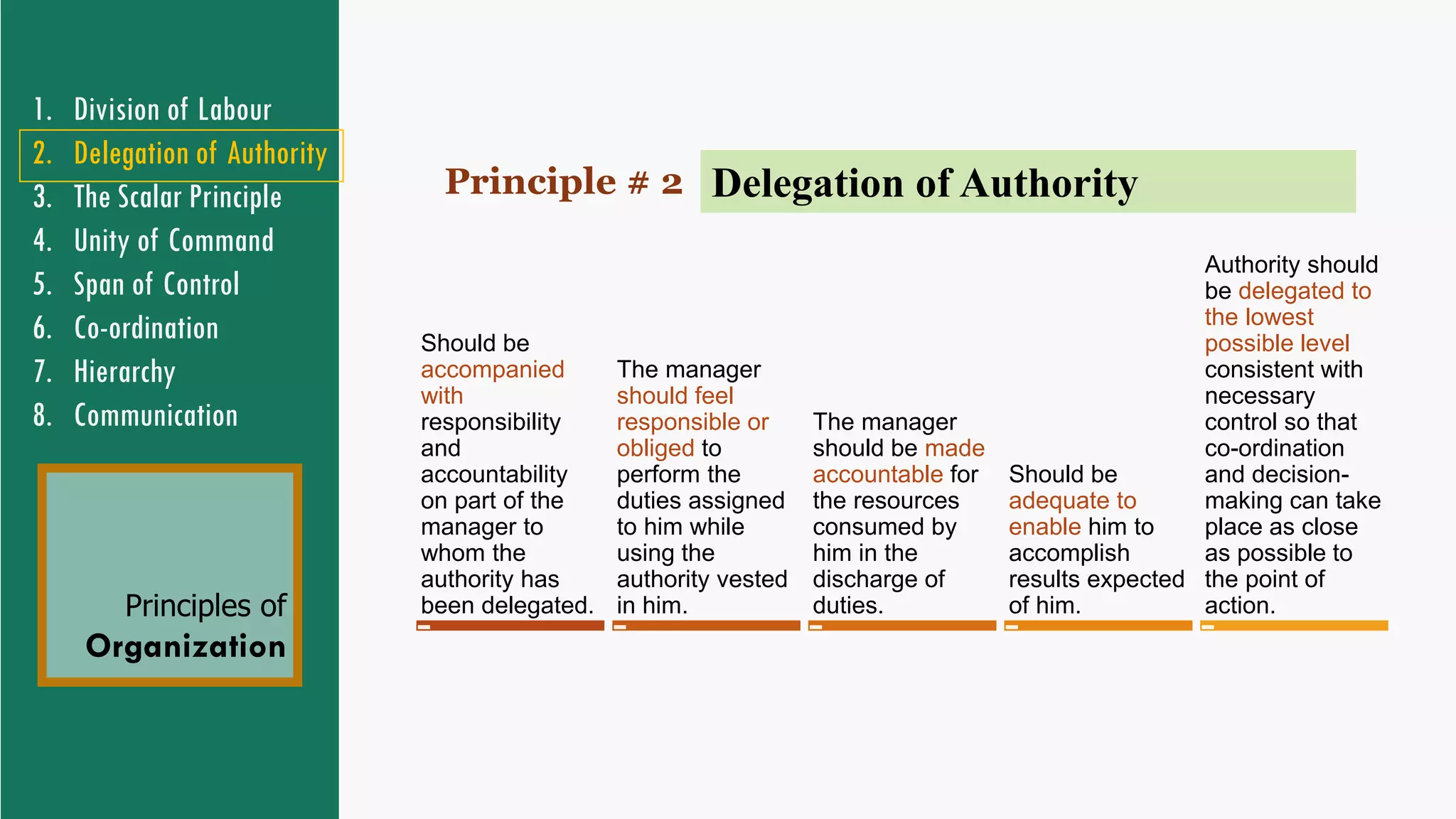 The Organization; Concepts & Principles | PDF