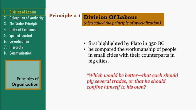 The Organization; Concepts & Principles | PDF | Business | Business and ...