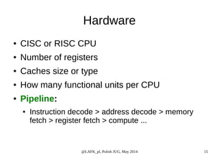 Java Memory (Consistency) Model - Polish JUG One Beer Talk #2 | PPT