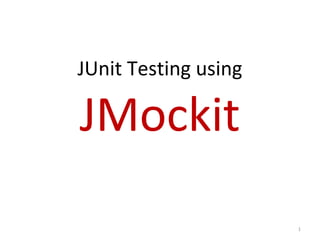 JMockit | PPT
