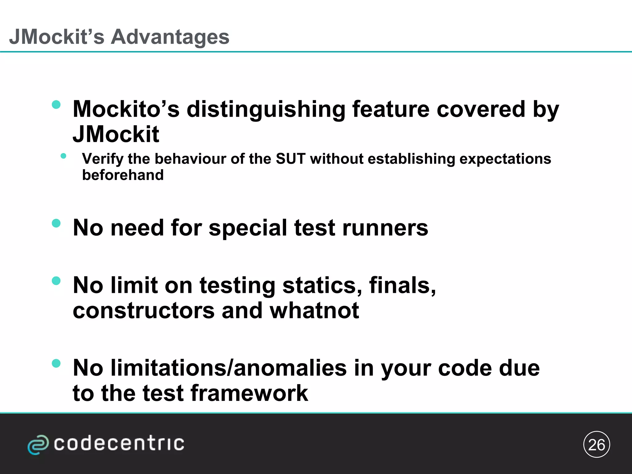 Mockito Vs Jmockit Battle Of The Mocking Frameworks Ppt