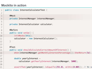 Mockito vs JMockit, battle of the mocking frameworks | PPT