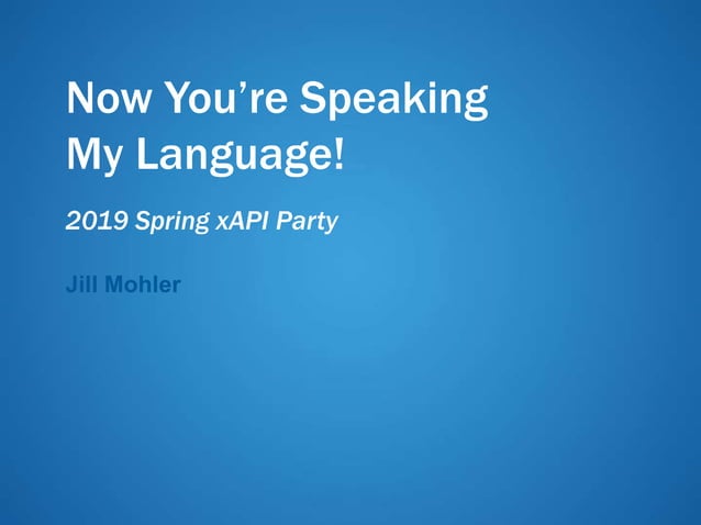 Now You're Speaking My Language! | PPTX