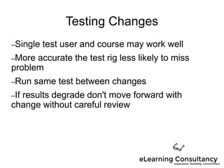 Moodle performance testing presentation - Jonathon Moore | PPT